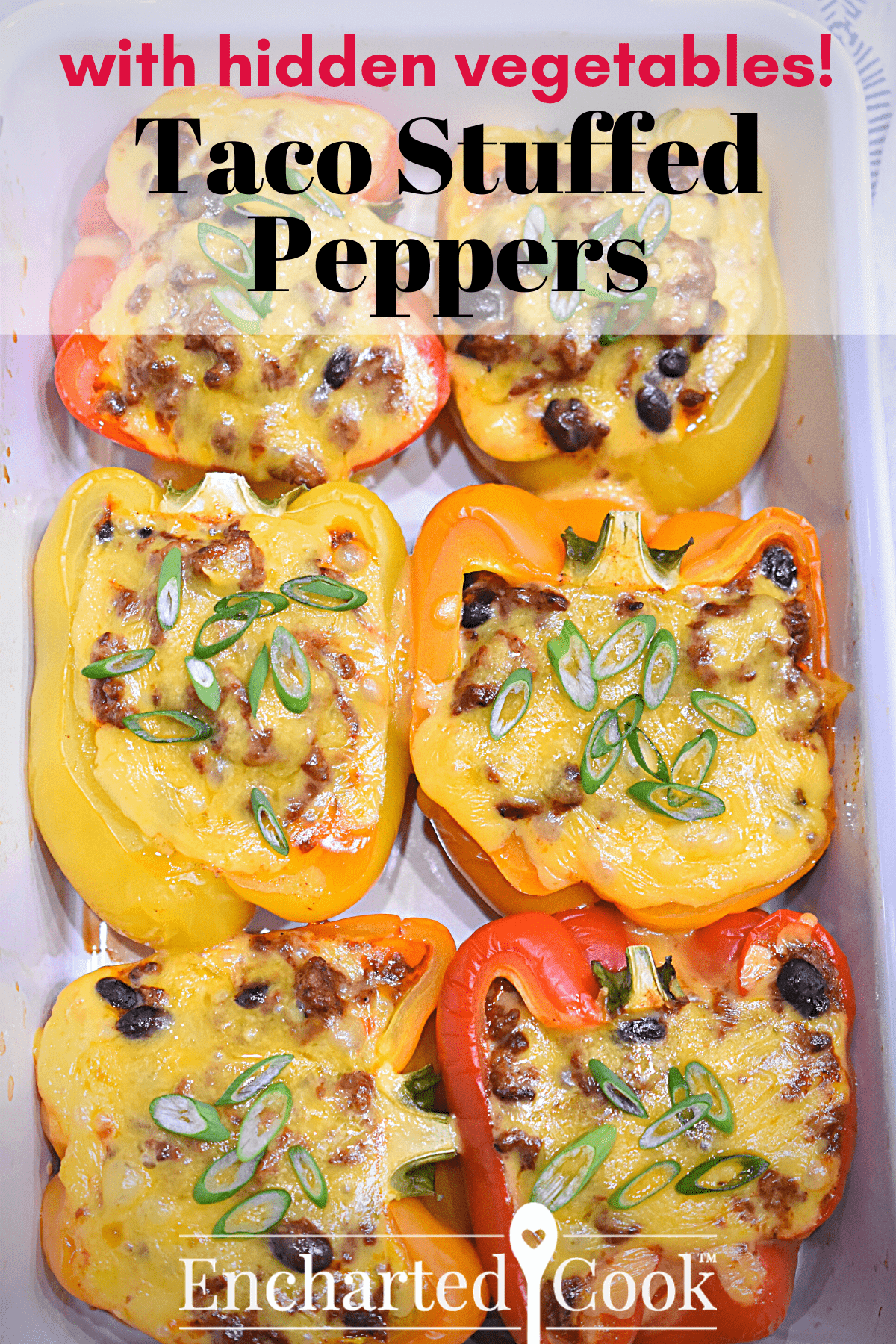 Taco Stuffed Bell Peppers | Encharted Cook