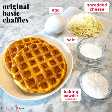 The Original Basic Chaffle and 3 Variations – Encharted Cook