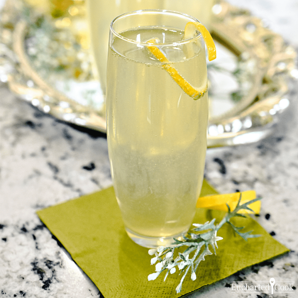 Elderflower and Lemon Mimosas | Encharted Cook