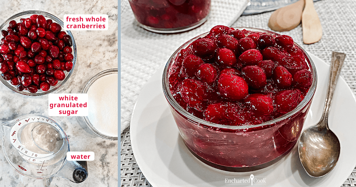 Whole-Berry Cranberry Sauce – Encharted Cook