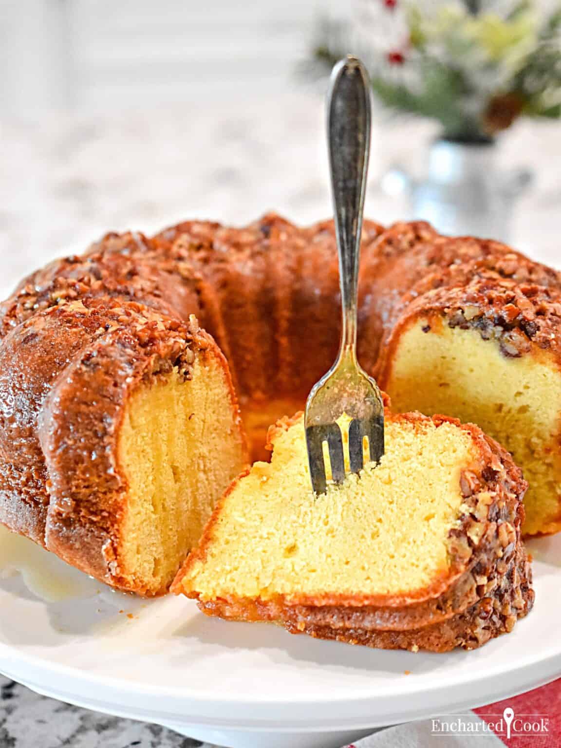 Butter Pecan Rum Cake – Encharted Cook