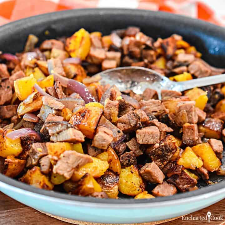 Leftover Roast Beef Hash | Encharted Cook