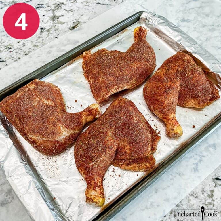 Baked Chicken Leg Quarters – Encharted Cook