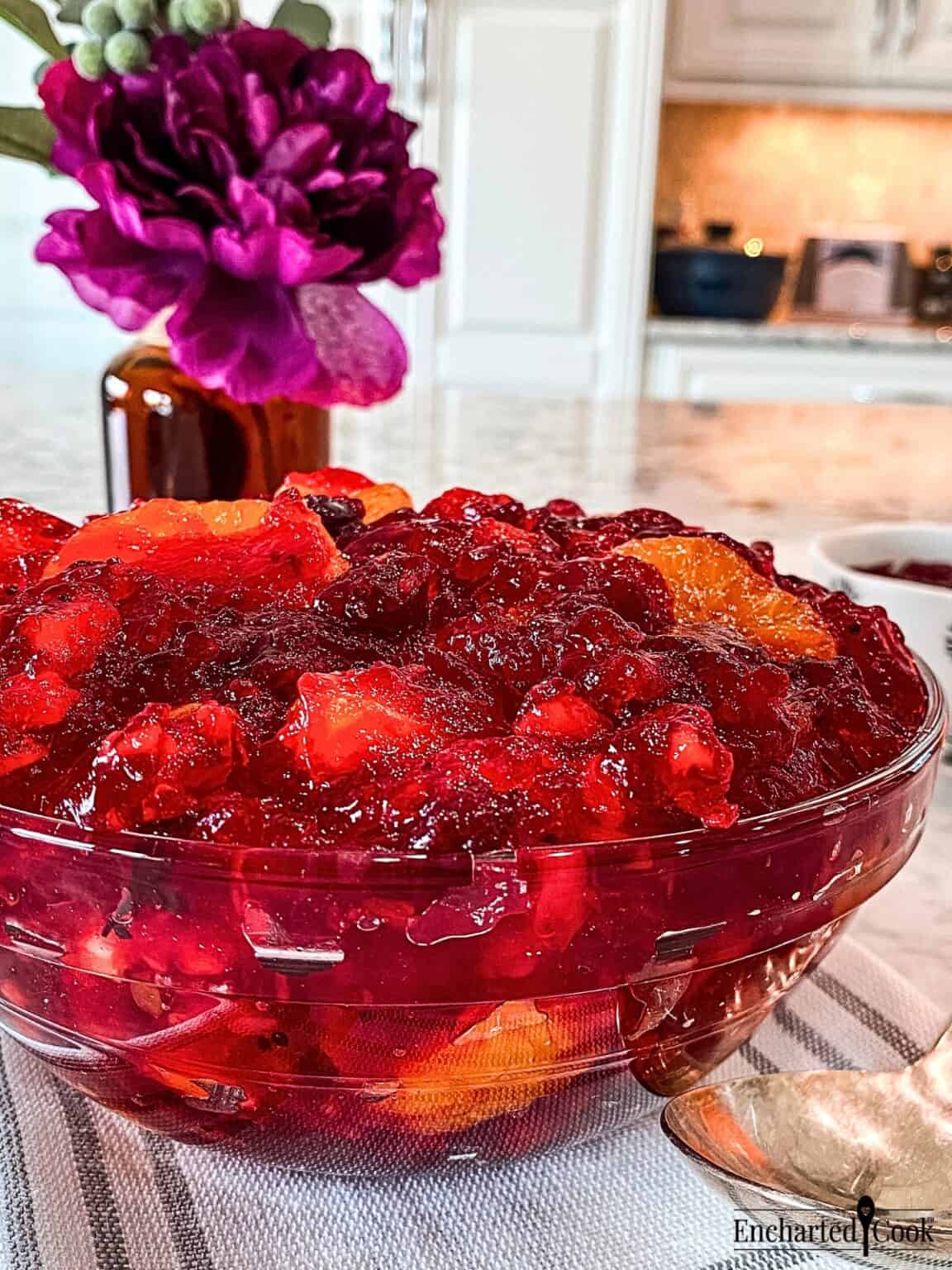 Cranberry Jell-O Salad with Mandarin Oranges – Encharted Cook