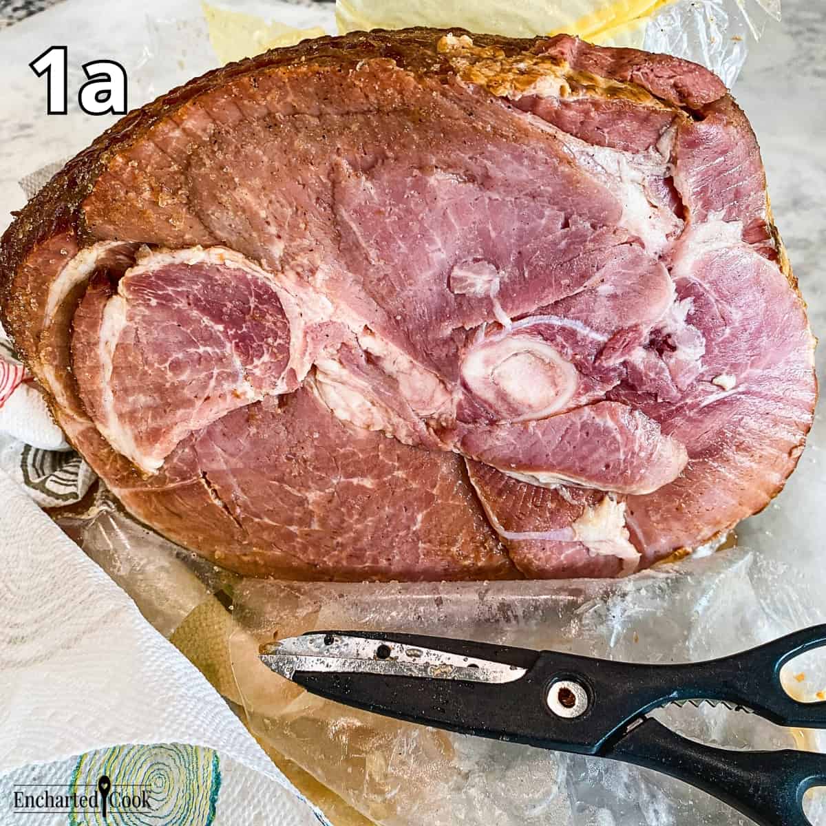 Brown Sugar and Bourbon Glazed Ham – Encharted Cook