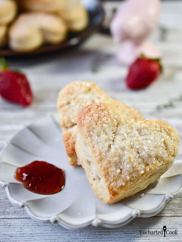 Heart-Shaped Sweetheart Scones – Encharted Cook