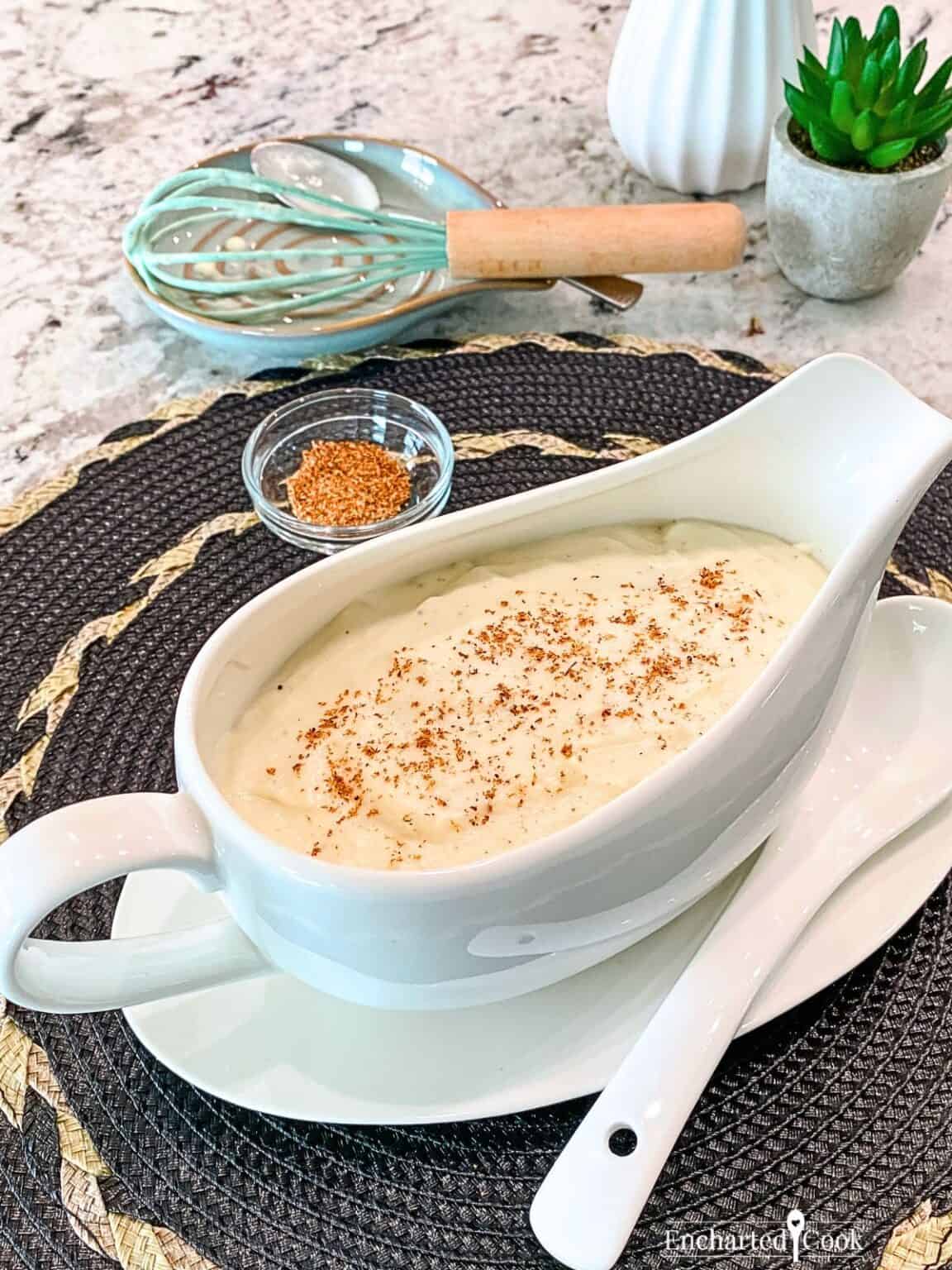 Béchamel Sauce (White Sauce) – Encharted Cook
