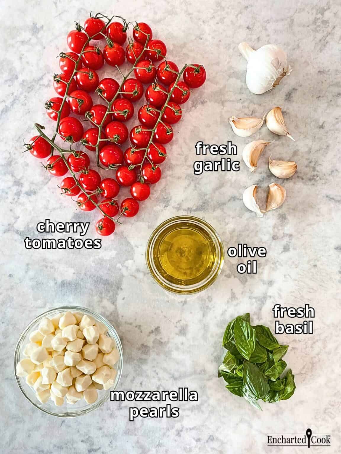 Burst Tomato and Mozzarella Spread – Encharted Cook