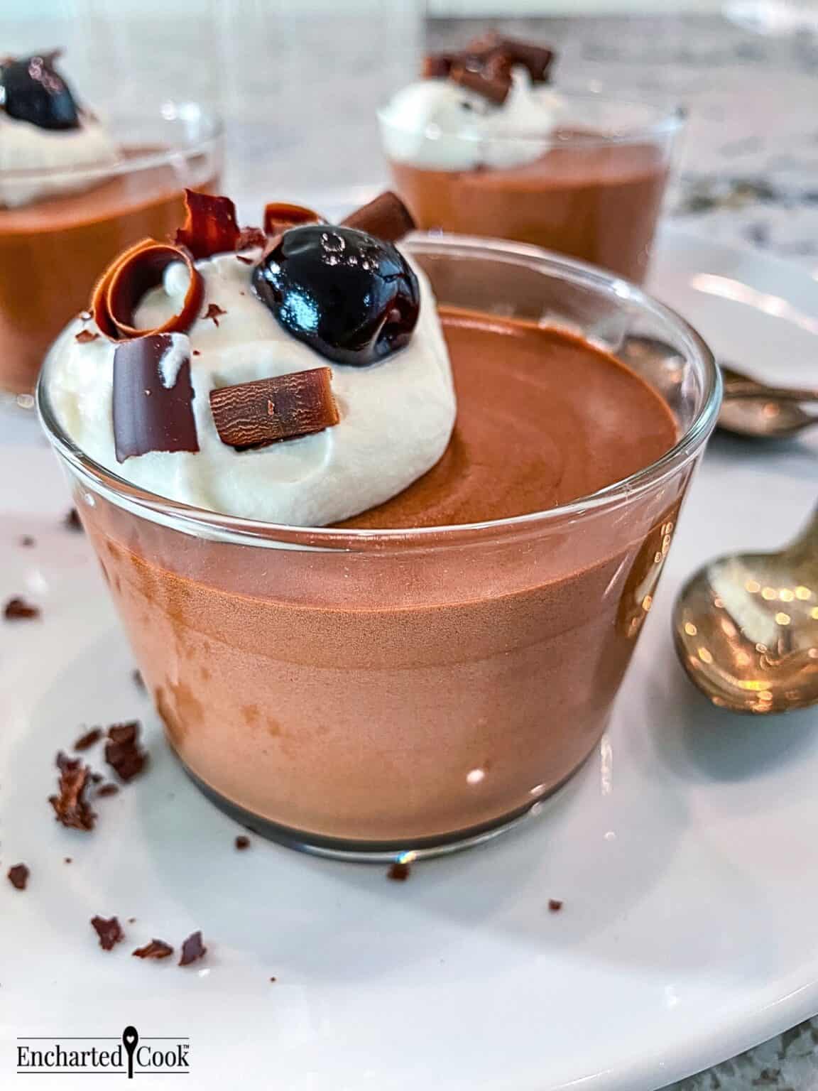 Chocolate Mousse - Simple, No Eggs Recipe – Encharted Cook