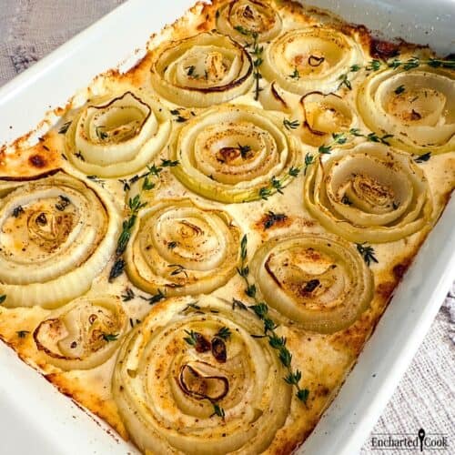 Scalloped Onions – Encharted Cook