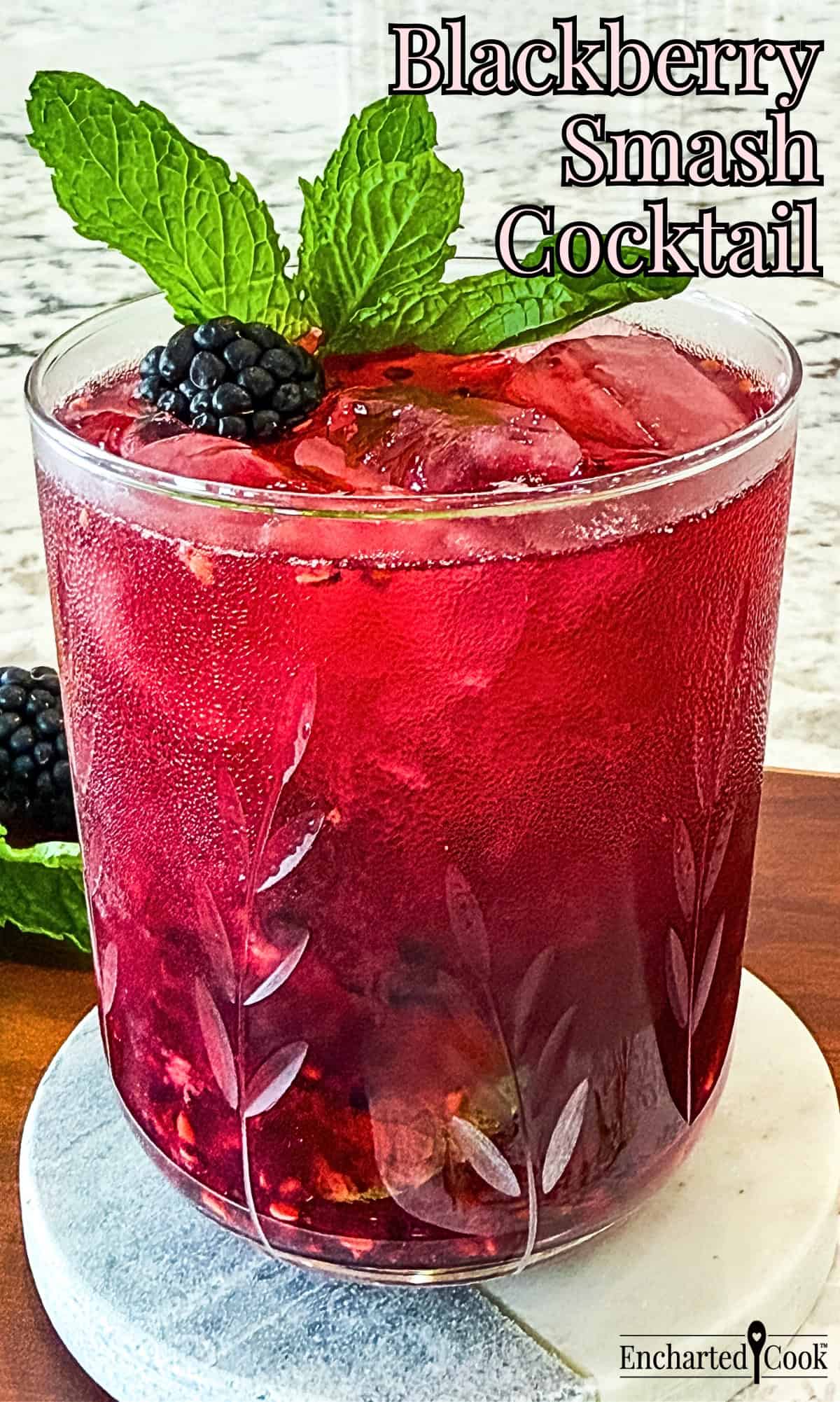 Blackberry Smash Cocktail